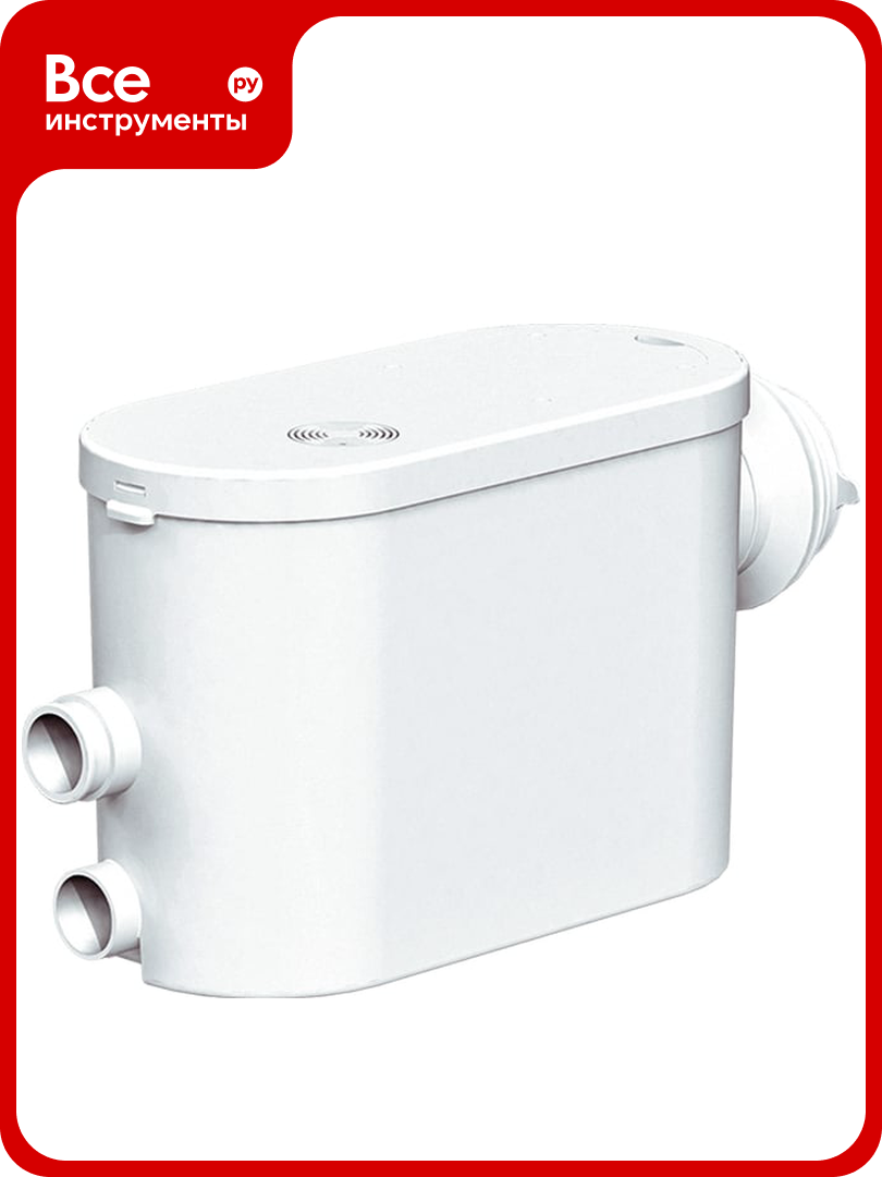 Туалетный насос-измельчитель JEMIX STP-200 LUX боковое подключение 400Вт 88454, откачивания сточных вод