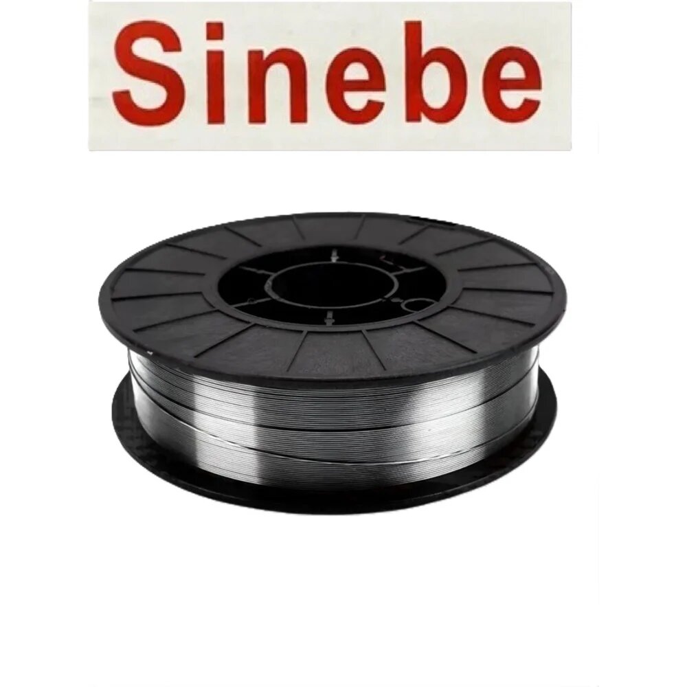 Проволока сварочная порошковая Sinebe с флюсом 0.8 мм 1кг E71T-GS08YX01, 1 кг, из углеродистой