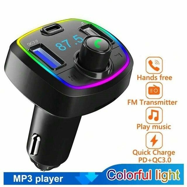 FM-Модулятор Bluetooth 2 USB, 3.1 а, m32p громкая связь