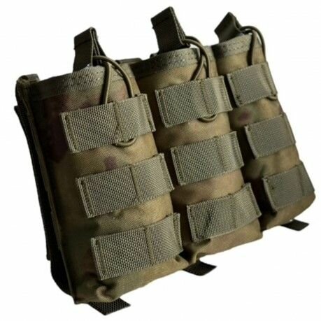 Подсумок открытый на 3 магазина защитный камуфляж