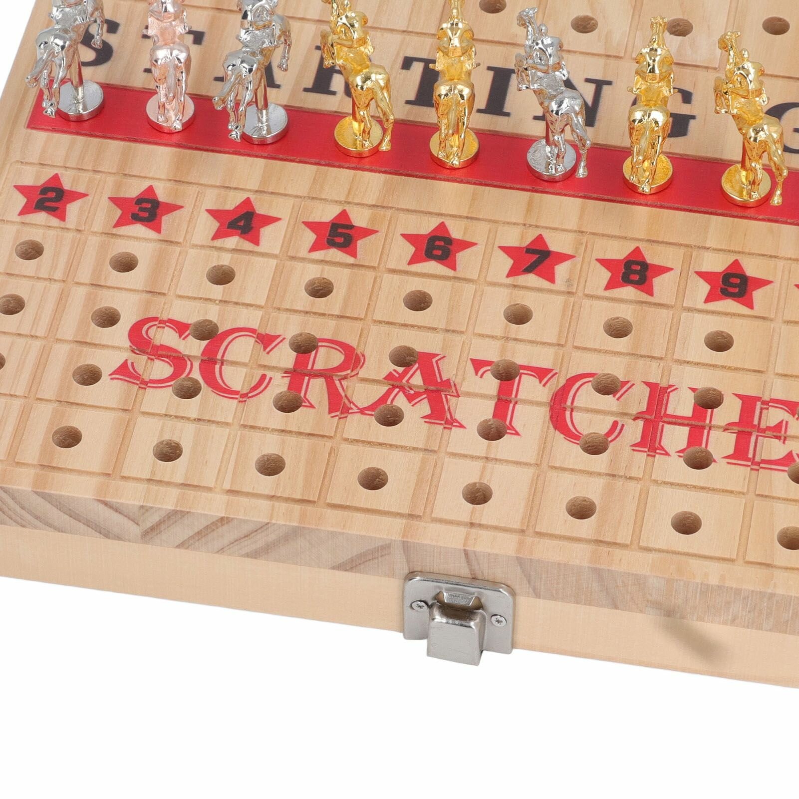 Настольная игра на скачки, 11 роскошных металлических лошадей, для дружеских вечеров