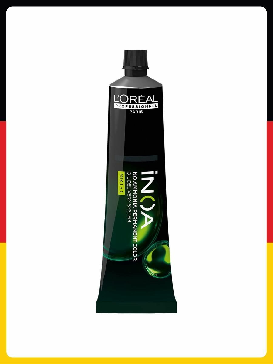 Краска для волос INOA No Ammonia Permanent Color 10.1 Platinum Blonde Ash, туба 60 мл