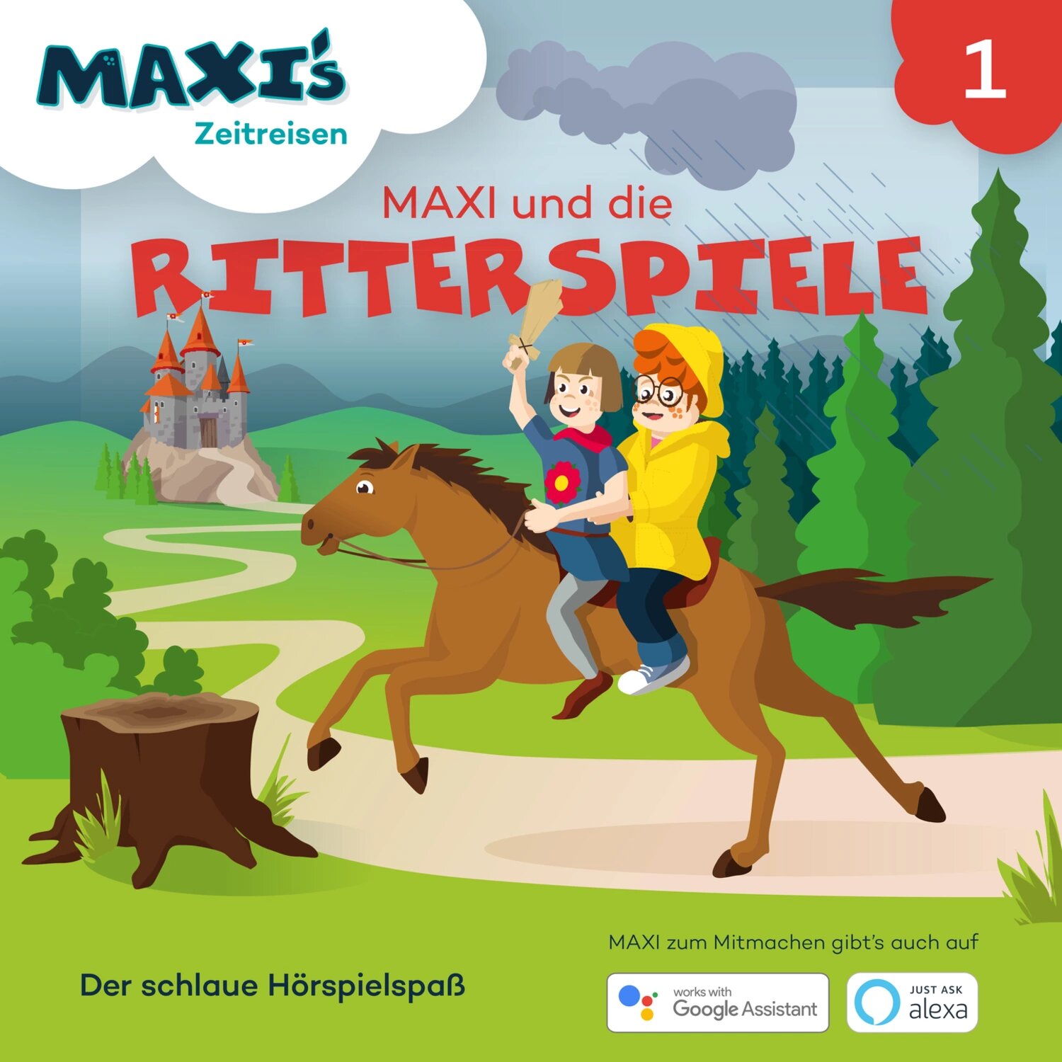 Maxi's Zeitreisen, Folge 1: Maxi und die Ritterspiele [Аудиокнига]