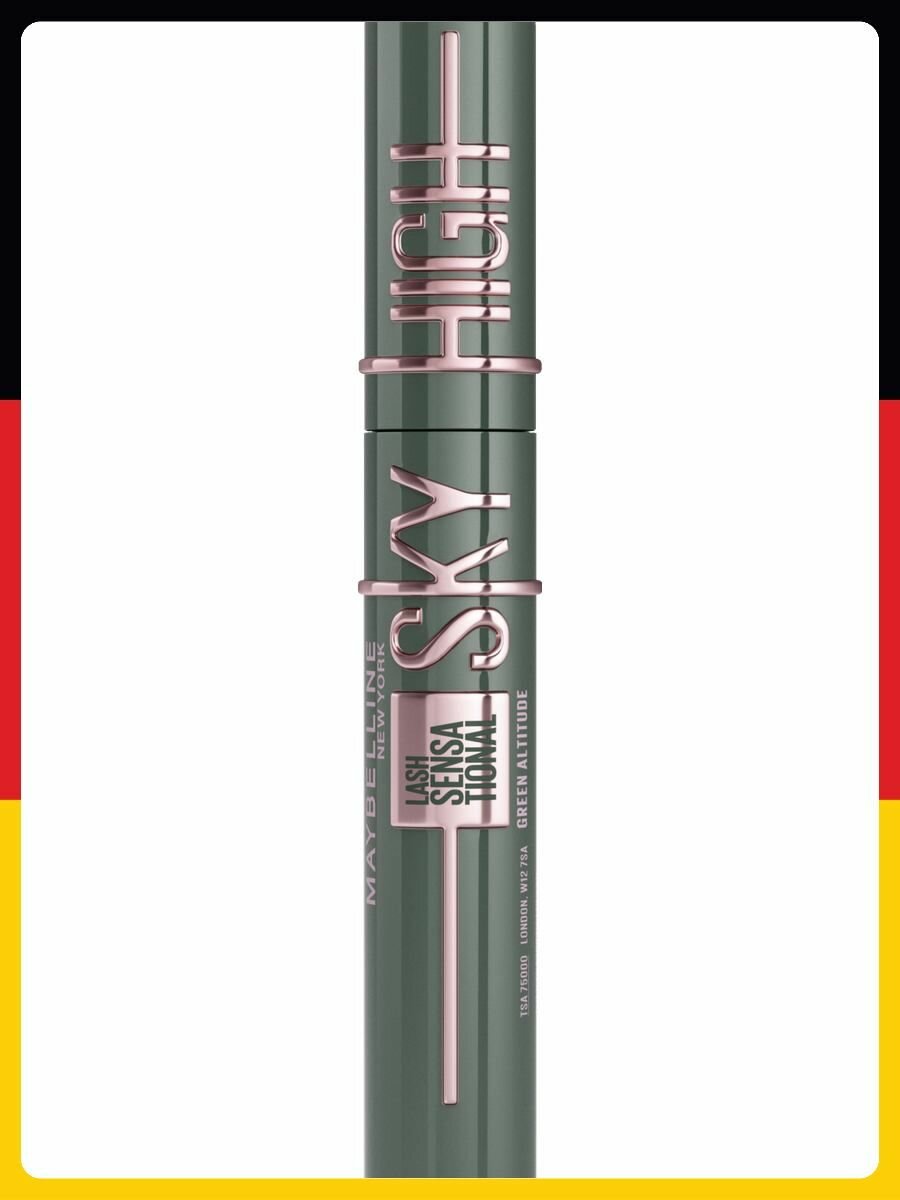 Тушь для ресниц Maybelline New York Lash Sensational Sky High Green Altitude dark green, 7 мл