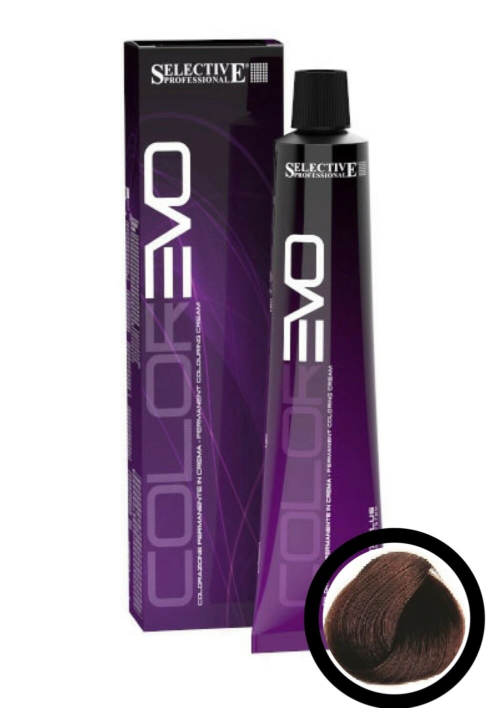 SELECTIVE PROFESSIONAL профессиональная крем-краска ColorEVO 5.03 светло-каштановый натурально-золотистый, 100 мл