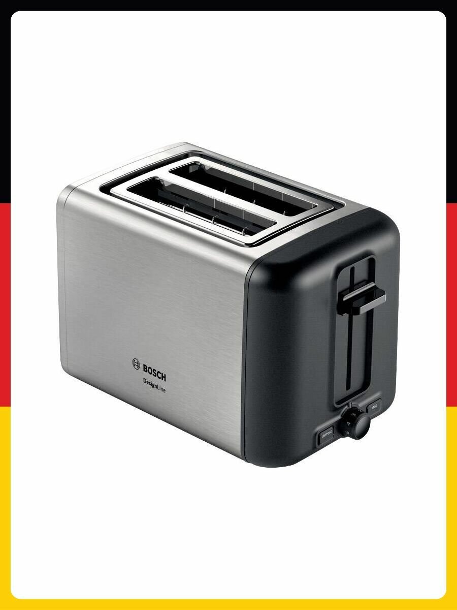 Тостер Bosch Household TAT3P420DE из нержавеющей стали