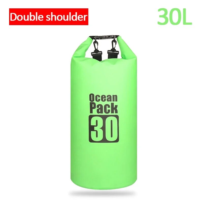 Гермомешок Ocean Pack 30л, 30L, зеленый, Double shoulder