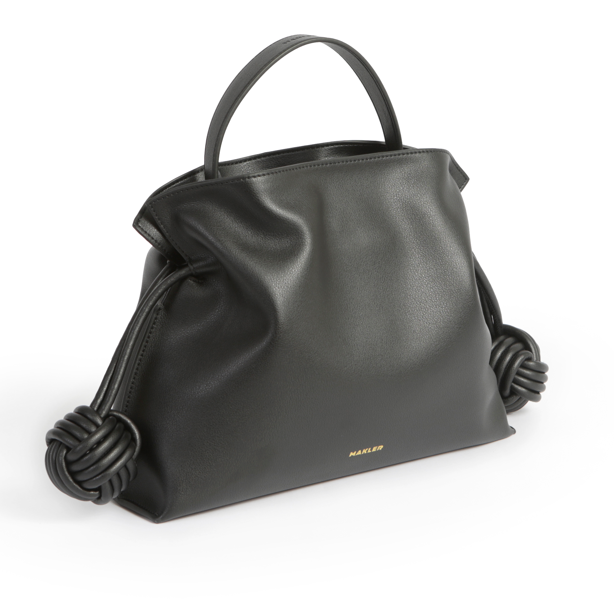 Сумка кросс-боди MAKLER, фактура гладкая, черный