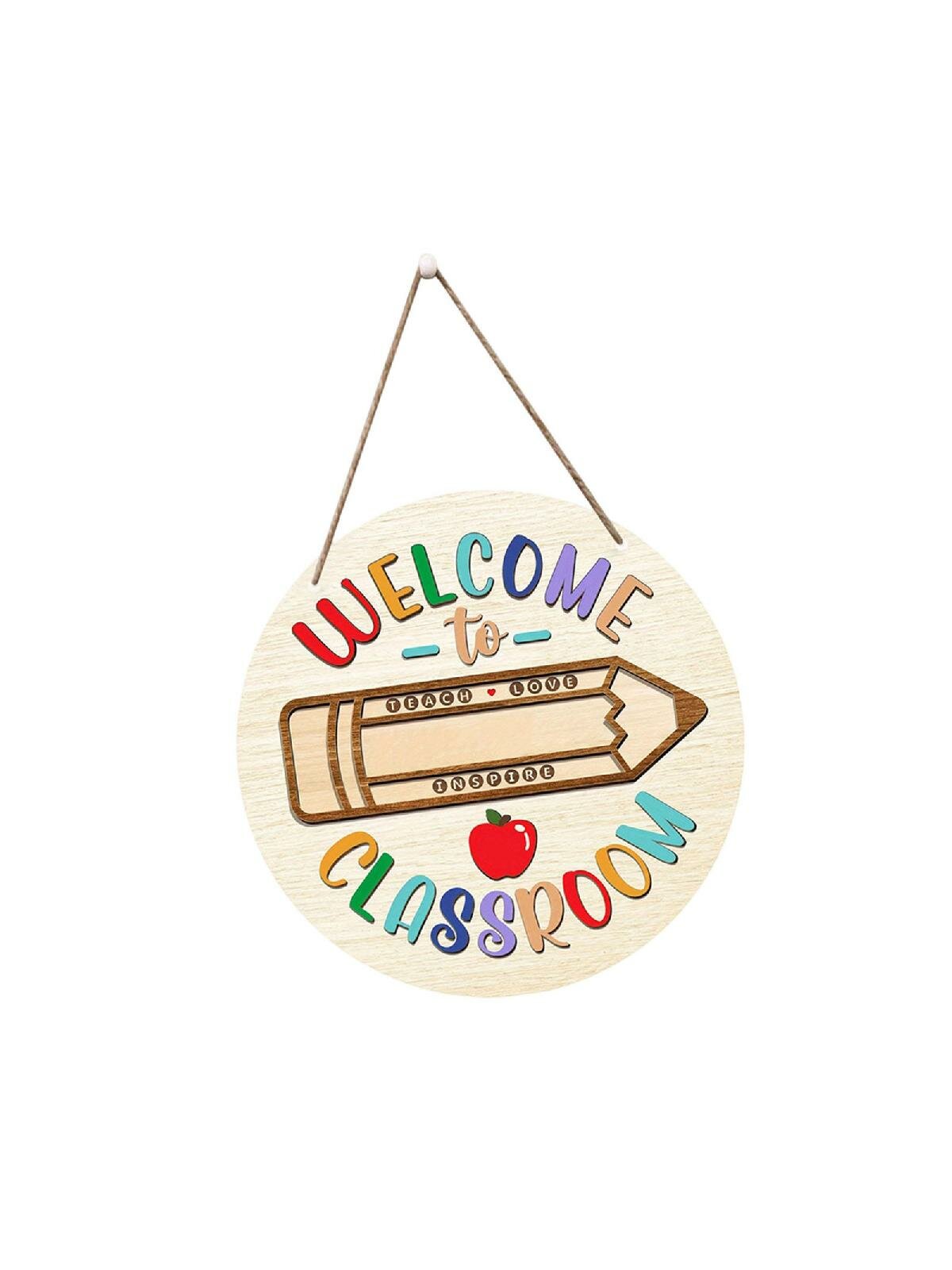 Таблички с именем классного руководителя "Личность учителя" Приветственный подвесной знак