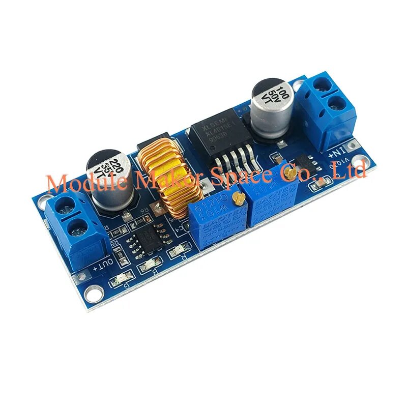 Понижающий модуль питания 5А для зарядки литий-ионных аккумуляторов