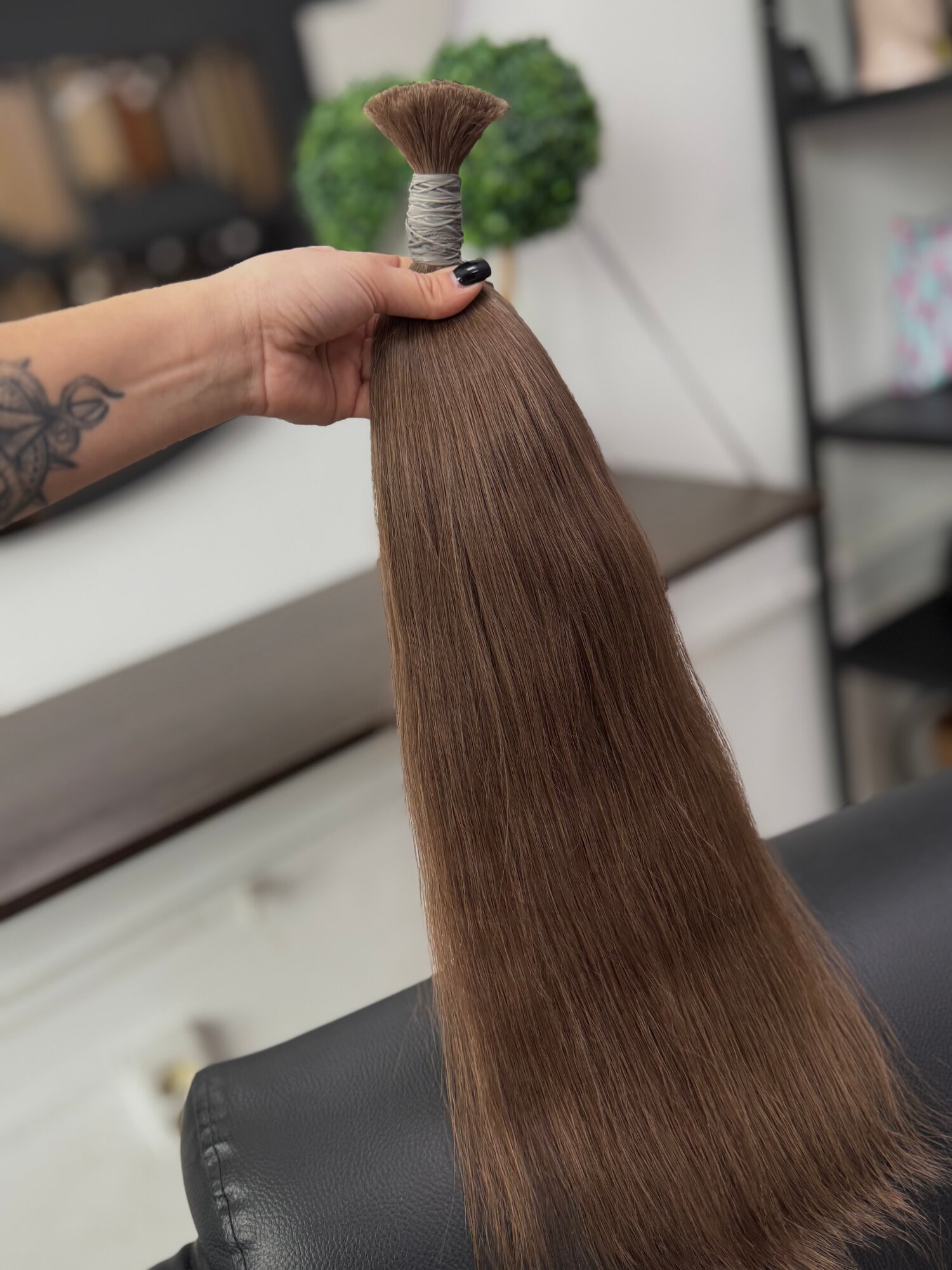 Волосы для наращивания , натуральные 50 см Российский окрас , люкс качества