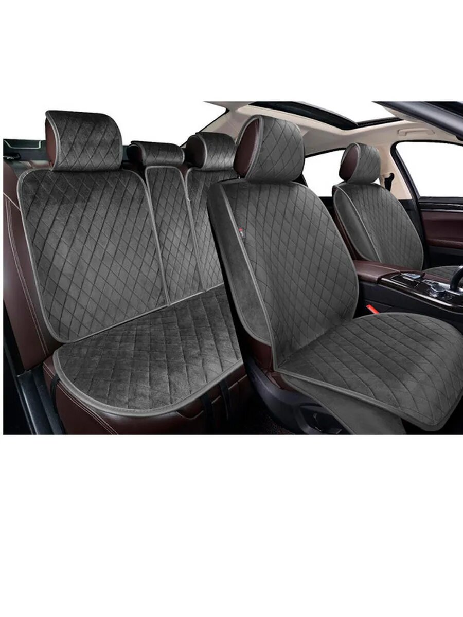 Накидки на сиденья 2D Premium PSV, отстрочка серая