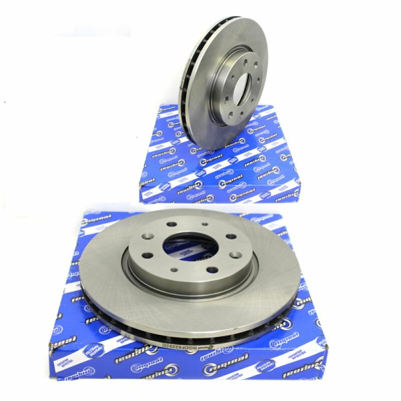 Диск тормозной передний вентилируемый Riginal для а/м Kia Cerato (LD) 1.5-2.0 с 2004 г. в, D-275 мм (DF6229)