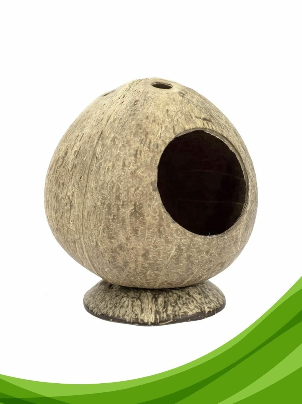 Домик для хомяка из кокоса