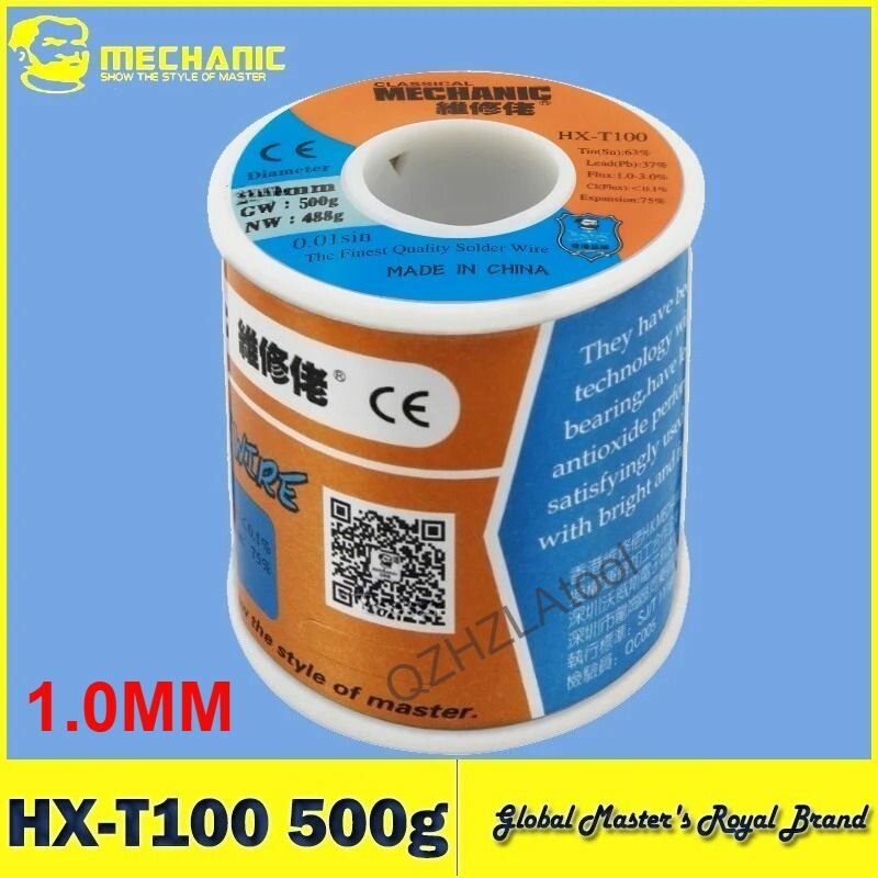 Mechanic HX-T100 Припой Для Пайки 500 Гр. 1.0 Мм