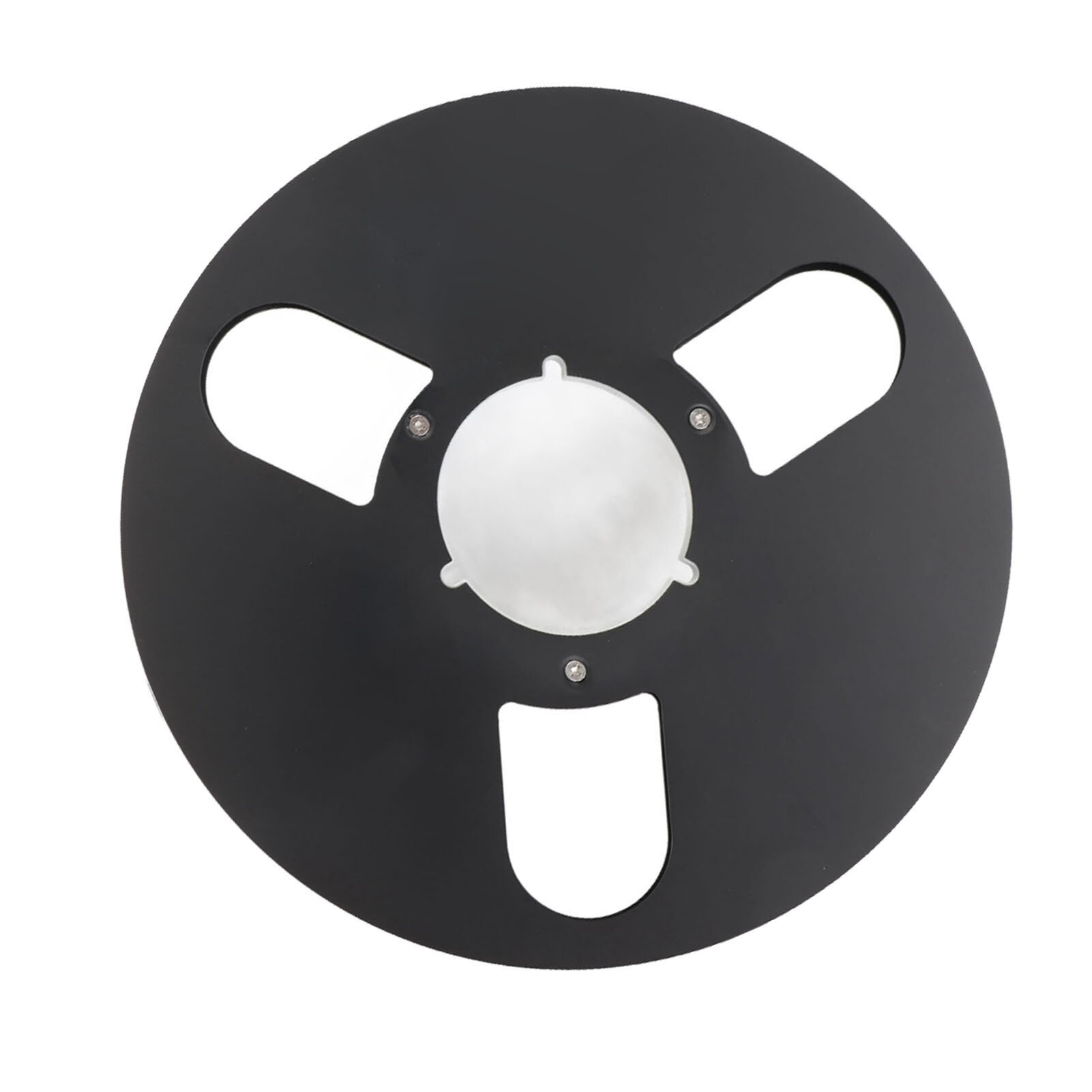 Пустаякатушкадлямагнитнойленты1/4дюйма(10дюймов), алюминиевыйсплав, аксессуарыдлямагнитофона, деталидлявскрытиядисков, дляNab, черная.