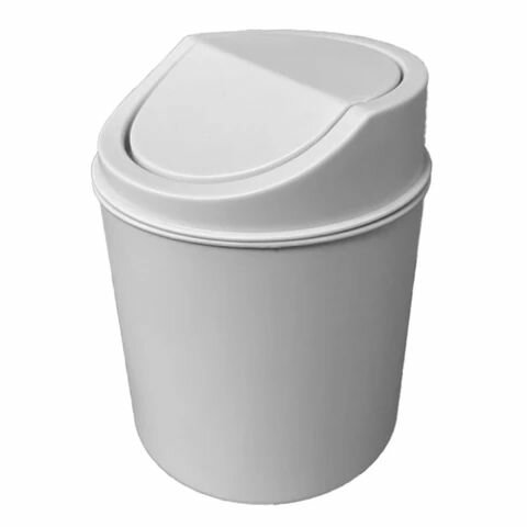 5 шт. Контейнер, урна, ведерко для мусора настольное, 2, 4 л, 165x135 мм, белый, BOOMHOUSE (бумхаус), 238897