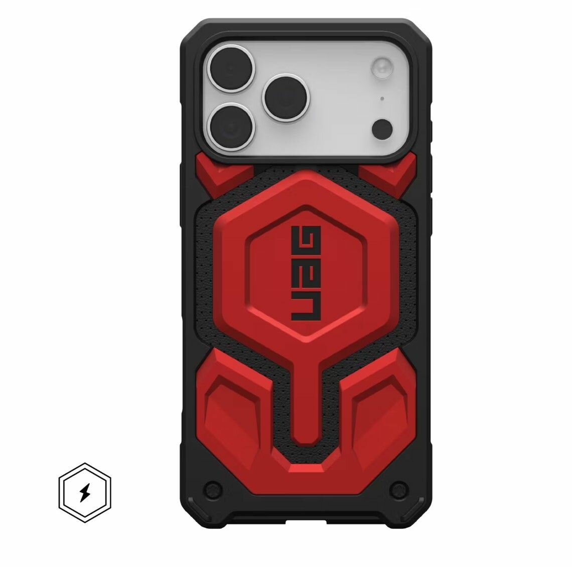 Чехол с поддержкой MAGSAFE Uag Monarch Pro для iPhone 17 Pro Max, 6.9", цвет Красный (Crimpson)