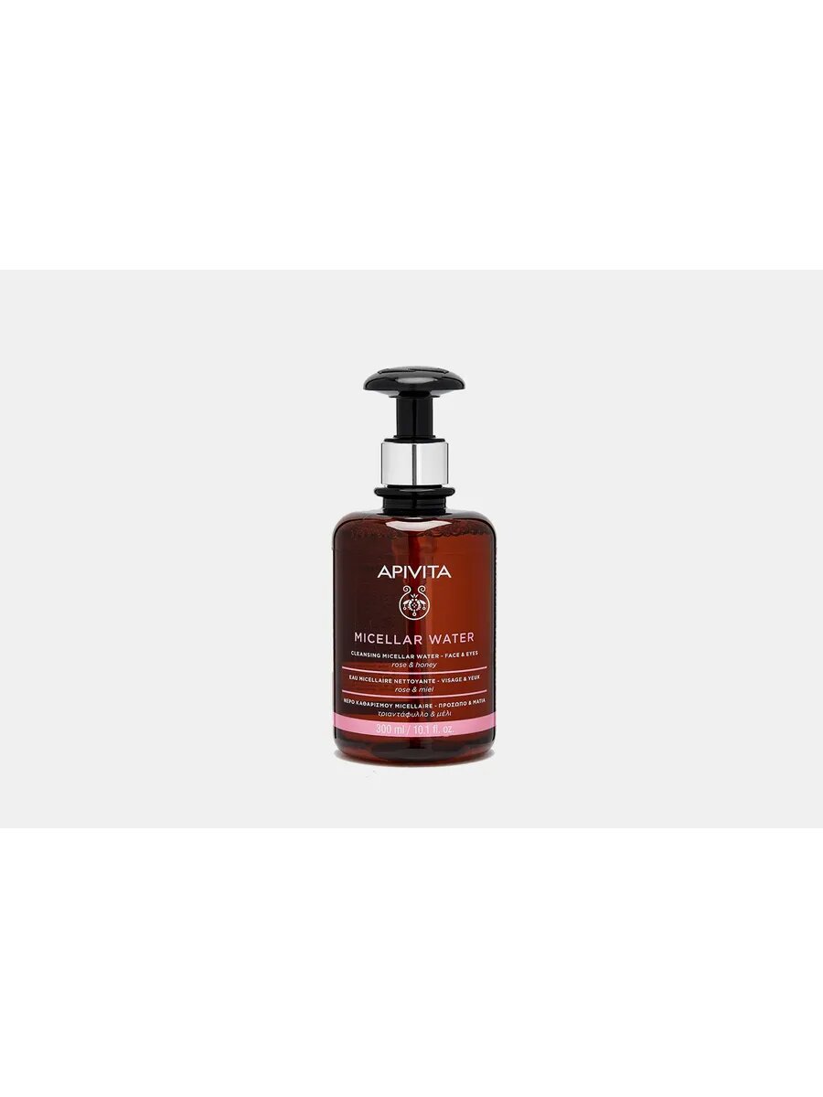 APIVITA rose & honey Мицеллярная вода для лица и глаз 300 мл