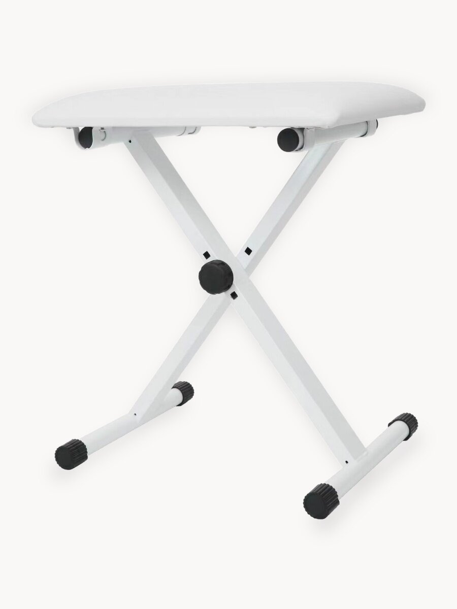 Банкетка для клавишных инструментов ON Music Piano Chair, белая