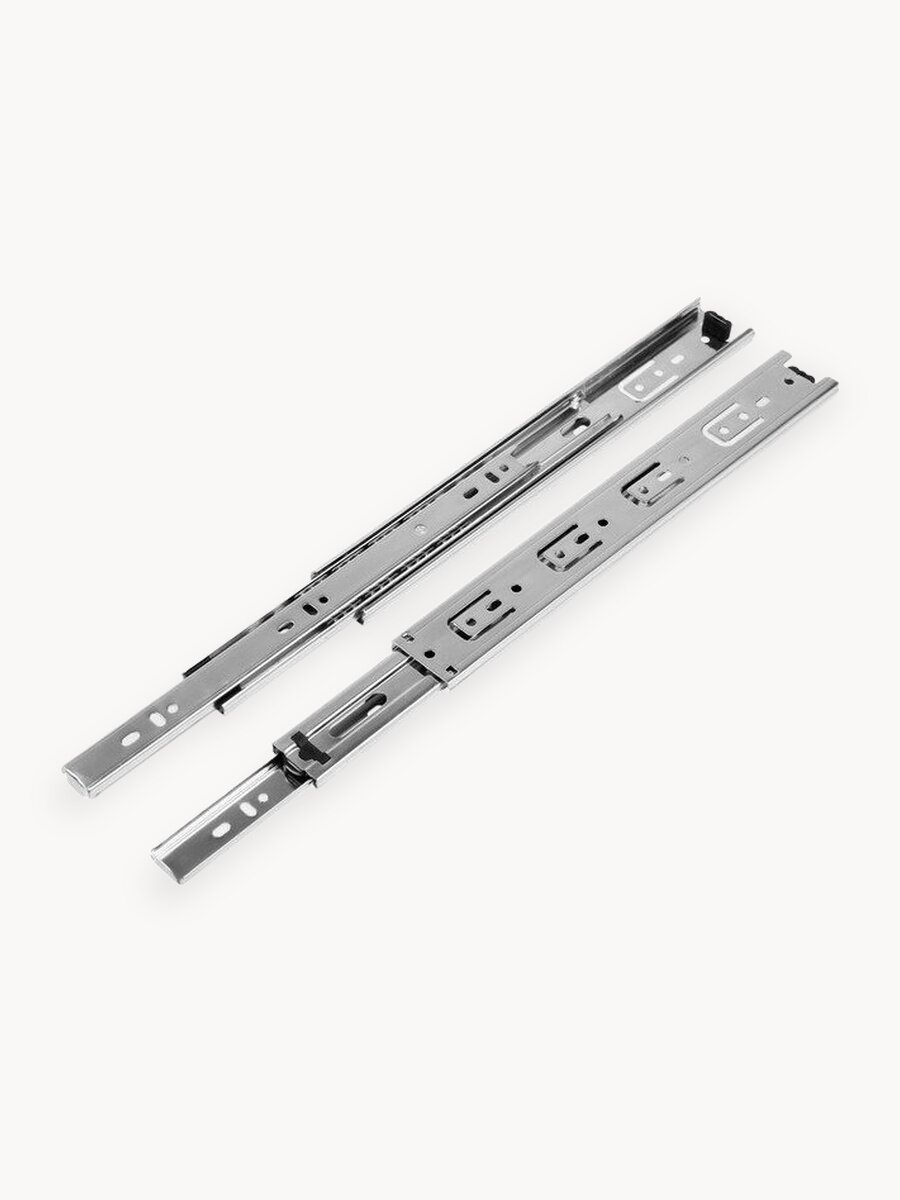 Шариковые направляющие, L=300 мм, Н=42 мм, толщина 0,7 мм. 2 шт.