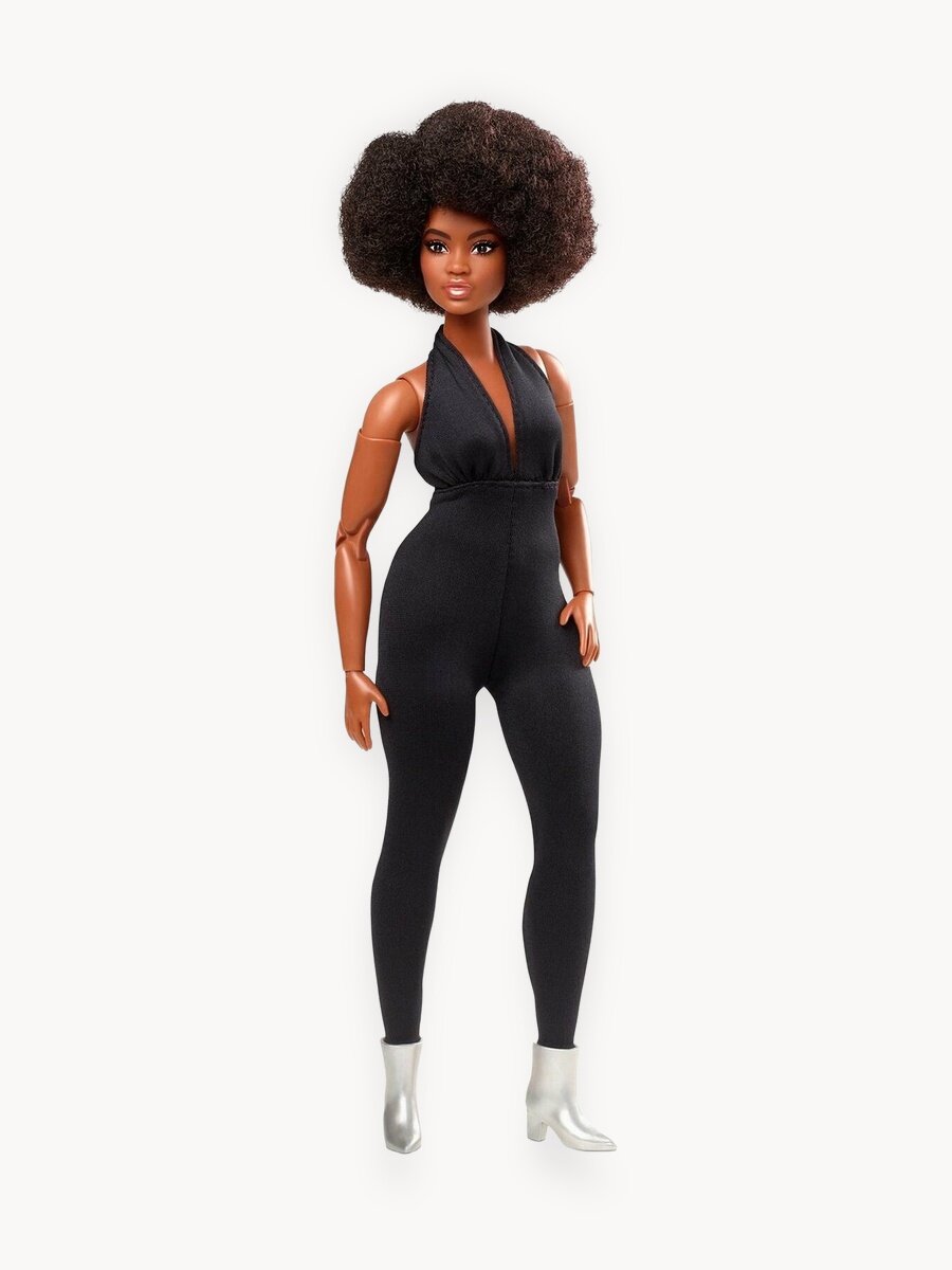 Кукла Barbie из серии Looks Чернокожая, 30 см, GTD91