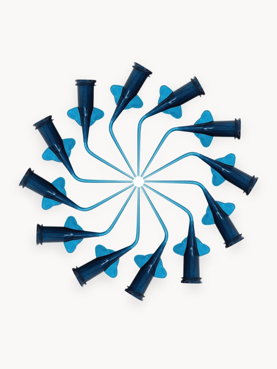 Пластмассовые эндодонтические иглы /Насадки для эвакуации жидкости из канала / Наконечники для орошения (набор 50 шт.)