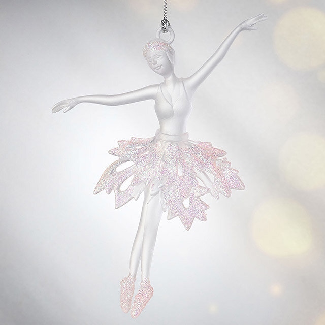 Елочная игрушка Балерина Леанорра - Fascino di Cristallo 15 см, подвеска, Forest Market, 200661A