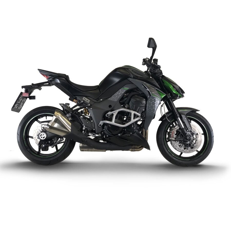 Дуги на мотоцикл KAWASAKI Z1000 2010-2025 STREET, черный матовый цвет