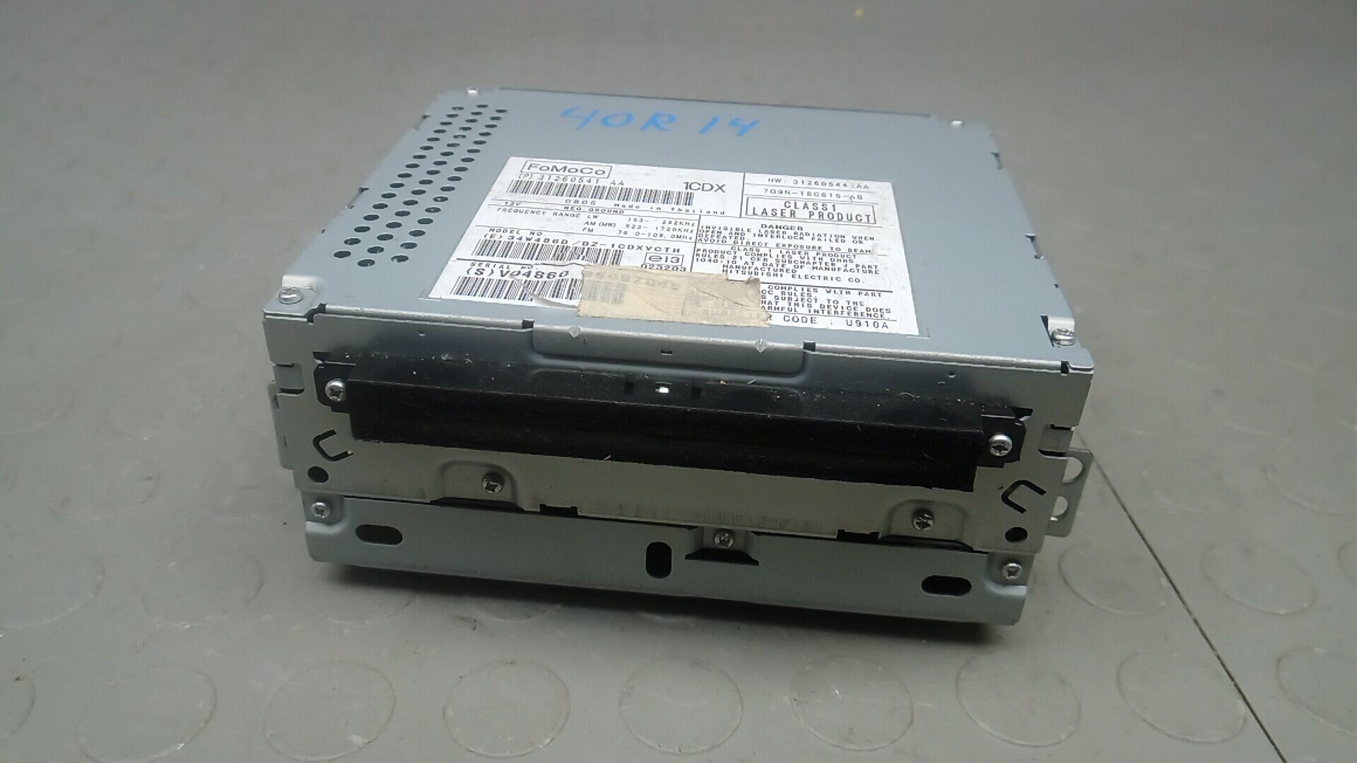 Магнитола VOLVO S80 2, Номер 31260541AA, 1CDX