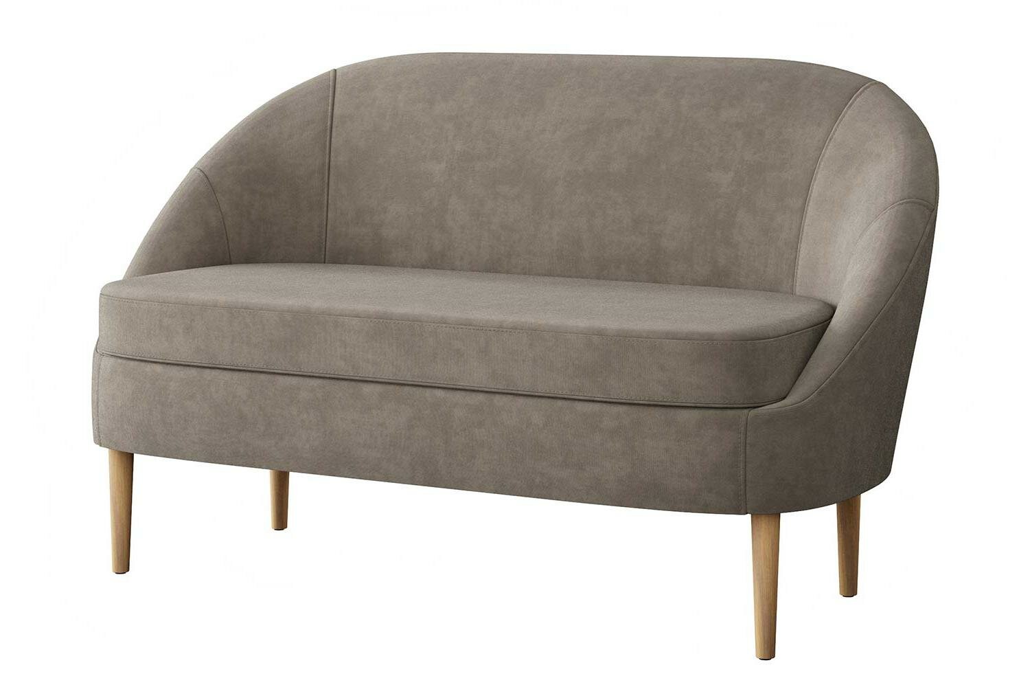 Диван прямой Hoff Комо, 144,5х86х77,5 см, обивка велюр, цвет серо-коричневый