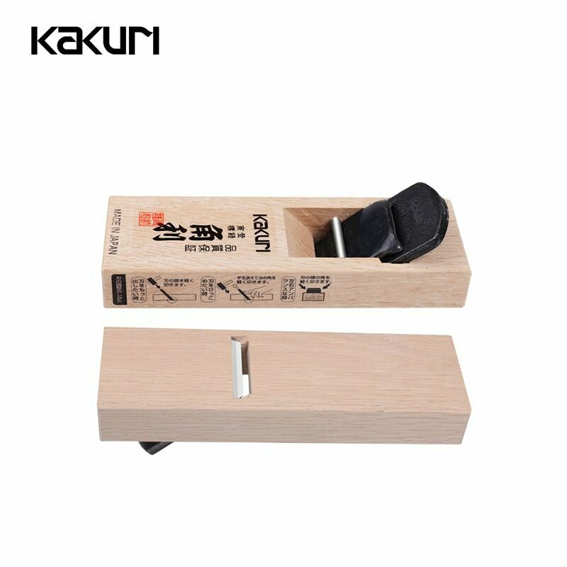 KAKURI Рубанок деревянный 42x150 мм, Мини Обрезка строгальный станок Diy плотничный инструмент, Сделано в Японии,12503NH