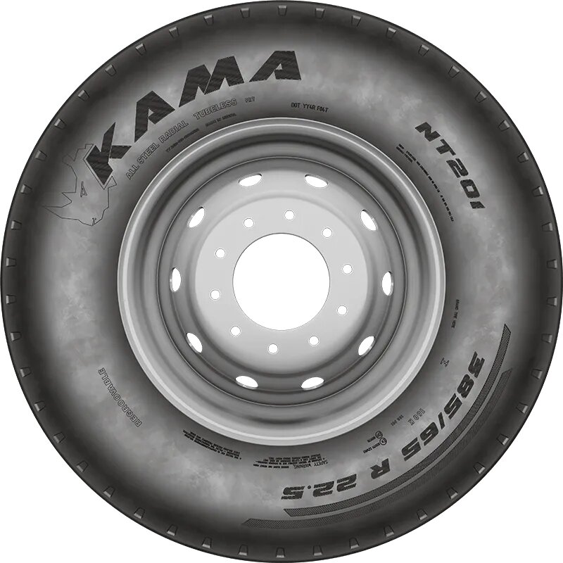 Шина грузовая Кама NT-201 385/65 R22.5 160К Прицепная ось цельнометаллическая