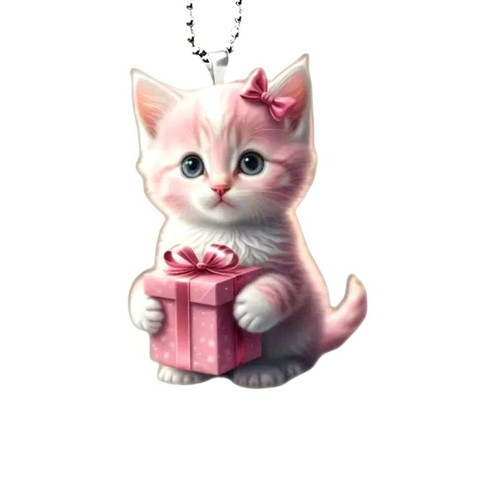 Акриловый креативный кулон в виде кошки