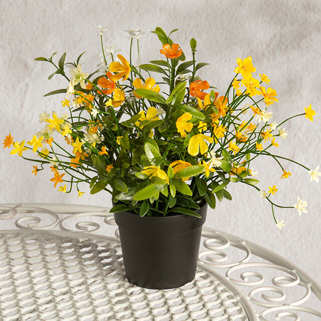 Искусственное растение в горшке Беверли - Солнечные луга 31 см, Summer Deco, 5010052