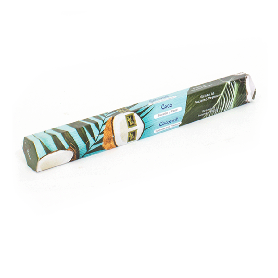 COCONUT Premium Incense Sticks, Zed Black (кокос премиум благовония палочки, Зед Блэк), уп. 20 палочек.
