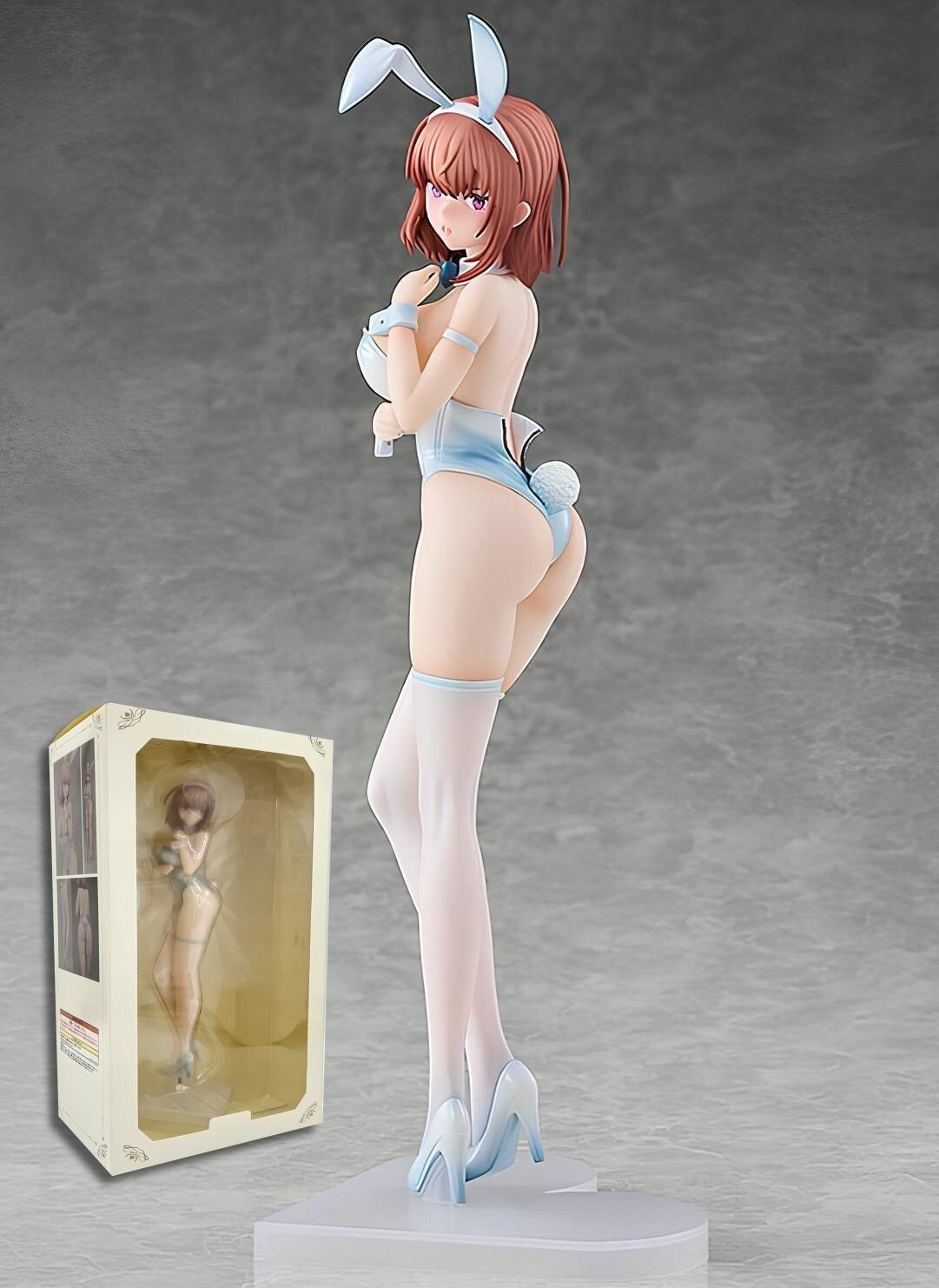 Фигурка Девочка-зайка Белый Кролик Нацуме / White Bunny Girls Natsume (30см)