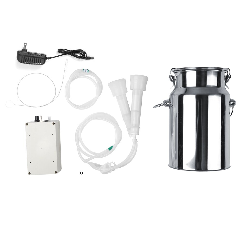 100-240 В 7 л бытовой электрический аппарат для доения коз и коров с вакуумным импульсным насосом (США)
