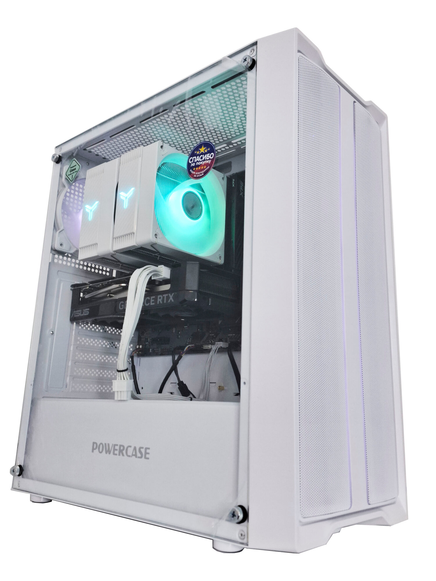 Игровой компьютер CyberNote E1851 (Intel i7-14700F/B760/DDR5 32 Гб/ SSD1 NVMe 1Тб/SSD2 1Тб /RTX 5070 12Гб/Win11 Pro)