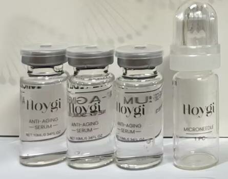 Роликовый массажер для лица с эссенцией, набор для питания и сияния кожи, двухкомпонентный роликовый массажер для лица и антивозрастного ухода