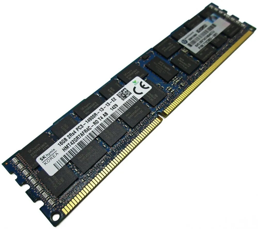 Модуль памяти 16Gb (PC3-14900R) HP (715274-001)HMT42GR7AFR4C-RD