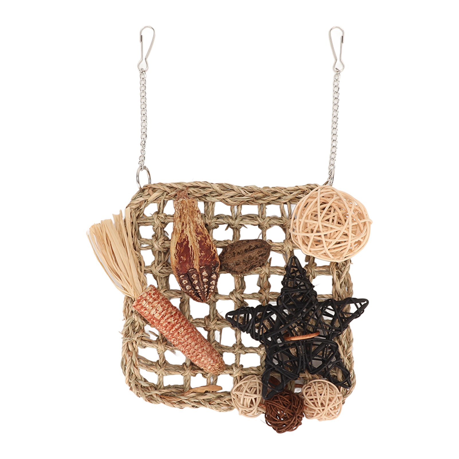 Настенная игрушка для кормления птиц, безопасный тканый подвесной коврик с попугаем, гамак для восхождения, для попугая, кореллы, неразлучника