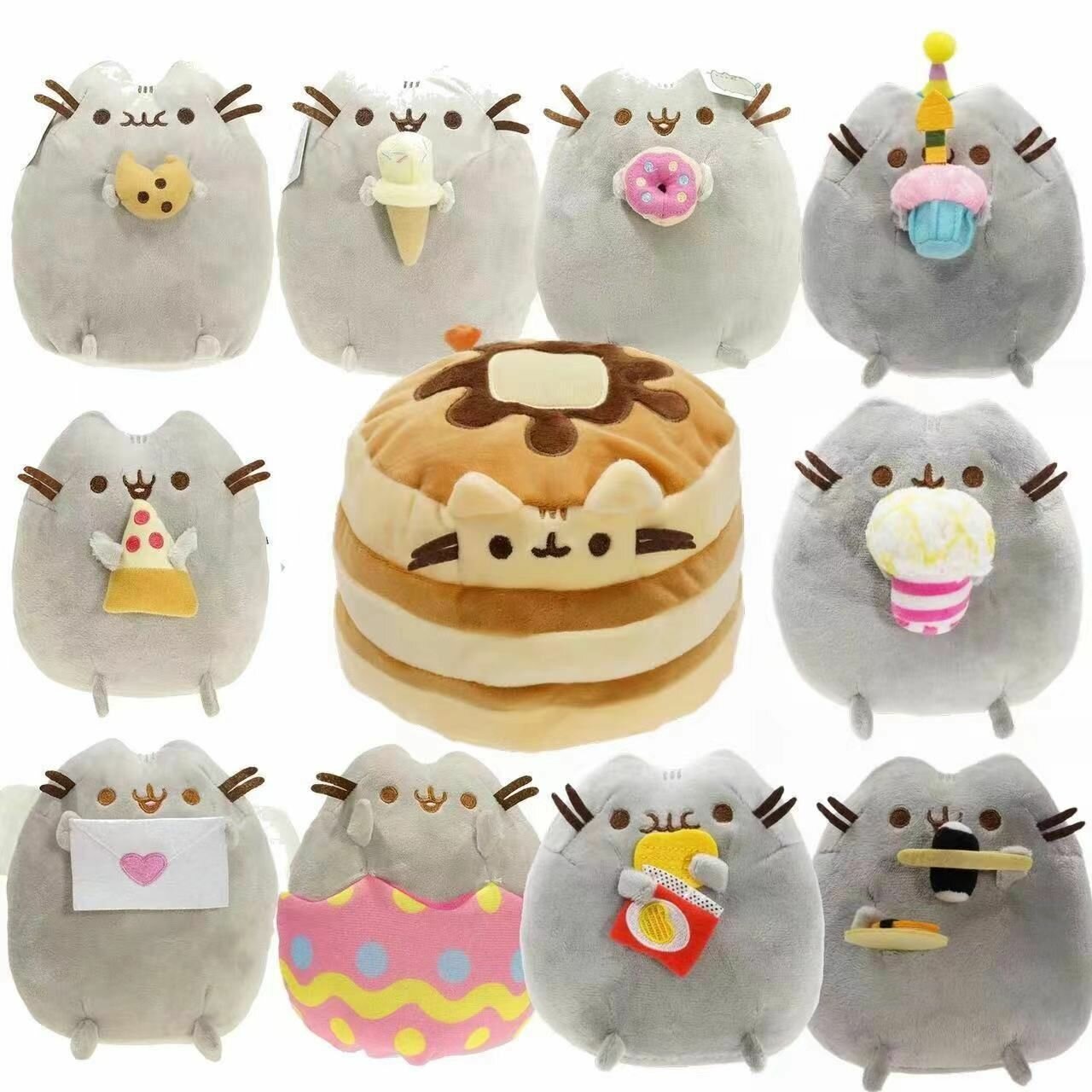 Мягкая игрушка "Pusheen the Cat" (Кот Пушин) с Ангел 15 см