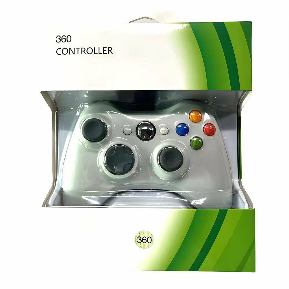 Игровой контроллер Spot XBOX, для XBOX360, PC, проводной, с двойной вибрацией, Black Myth Goku, белый