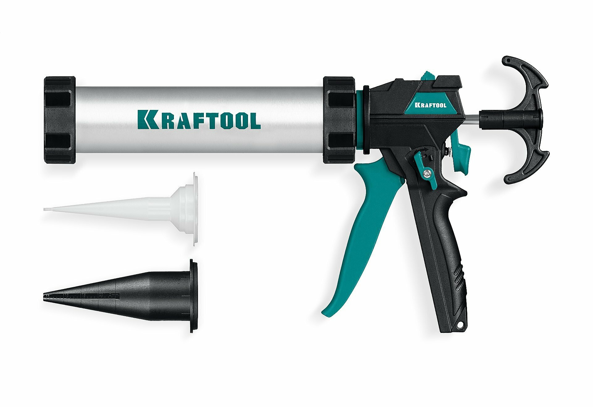 KRAFTOOL ULTRA 310 мл, регулировка силы давления, вариативная антикапельная система, универсальный закрытый пистолет для герметика (06677-31)