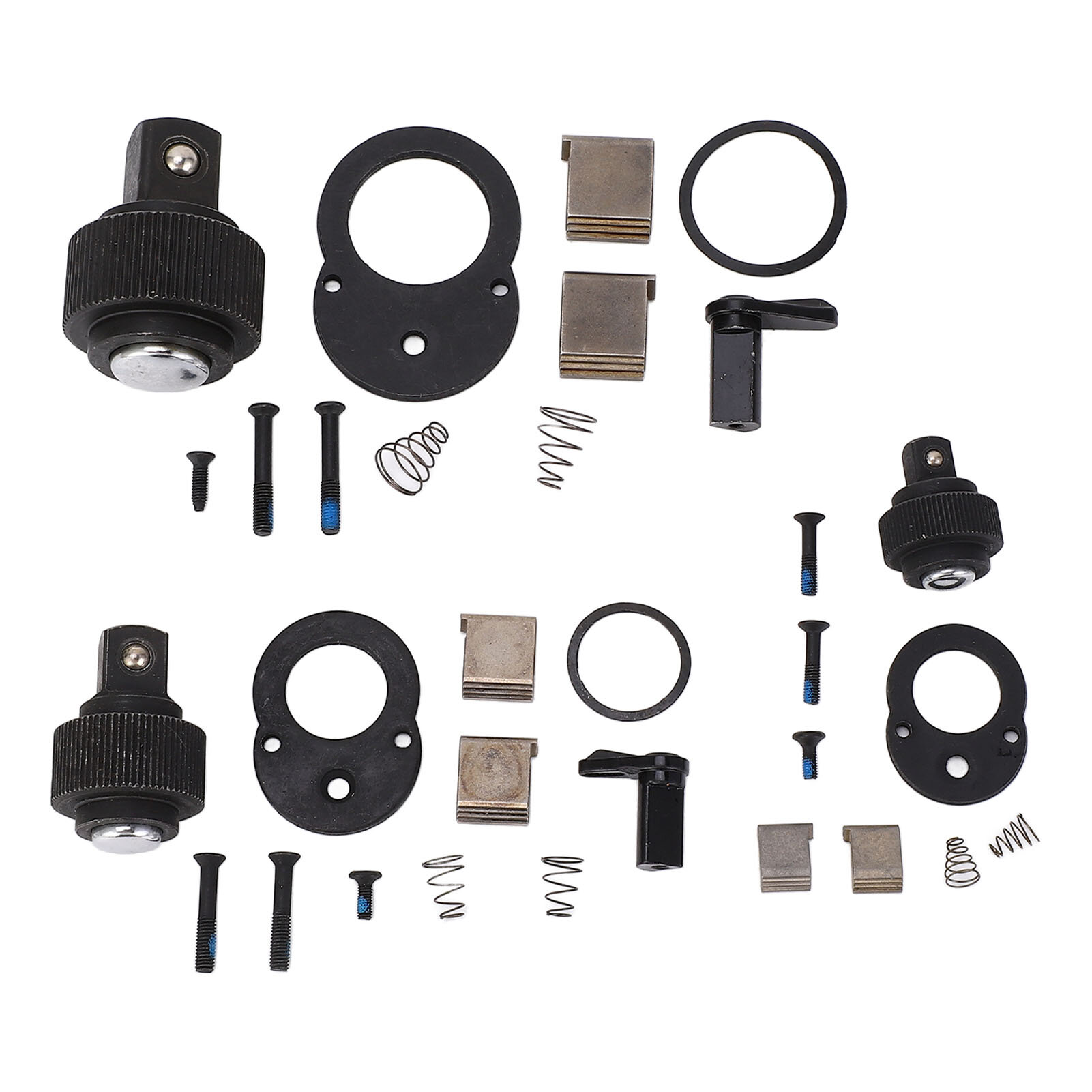 Ремонтный комплект для трещотки из стали CR V, 72 зуба, аксессуары для ремонта торцевых ключей с трещоткой.