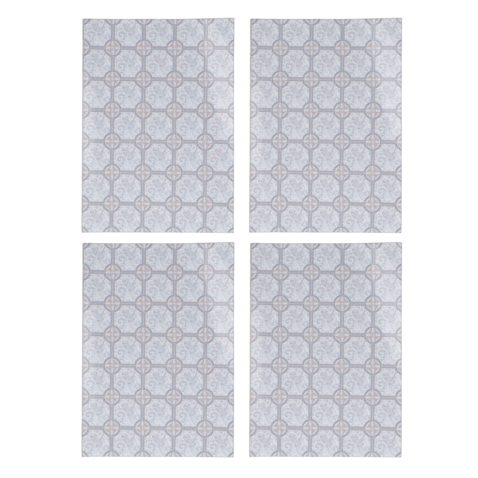 4 шт. Наклейки на пол кукольного домика, масштаб 1/12, глянцевые, маленькие, уникальные, реалистичные, миниатюрные, бумажные наклейки на пол кукольного домика 05