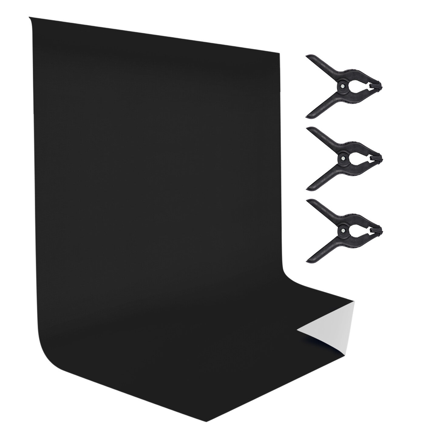 Andoer 1,5 x 2 м двухцветный фон для фотосъемки моющийся -JU