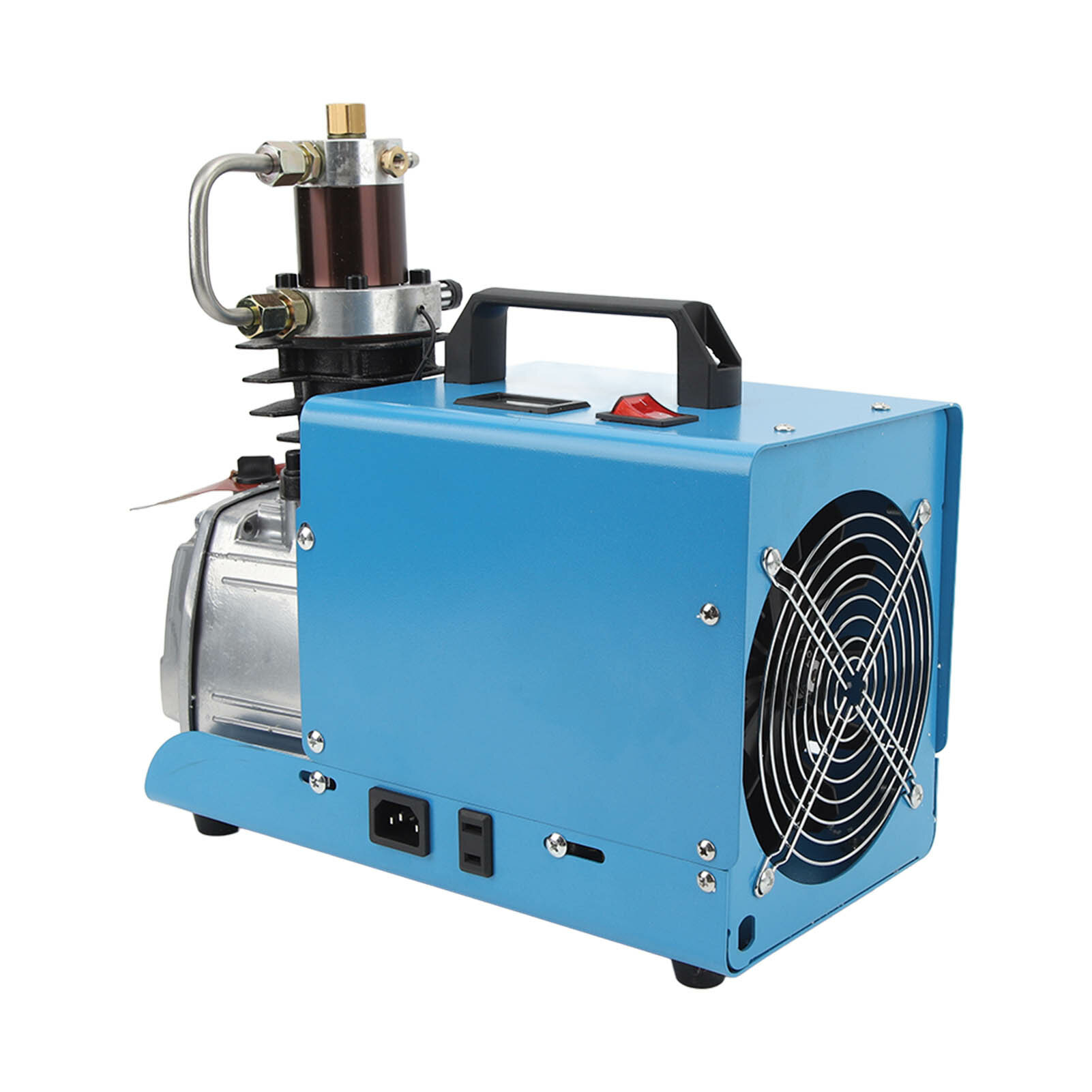 Воздушный компрессор PCP 30 МПа, высокое давление 4500 фунтов на квадратный дюйм, воздушный насос с водяным и воздушным охлаждением, вилка европейского стандарта, 220 В