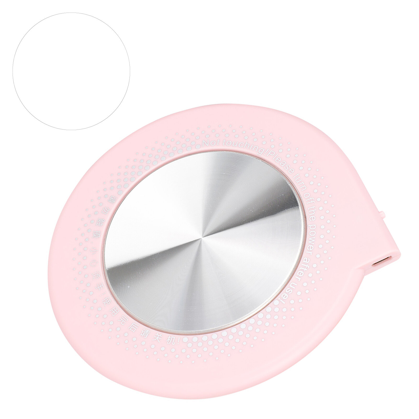 55℃ USB Теплоизоляционная Пад для Стола Кружка Муг Мультифункциональная Мат Стекла (Розовый), Материал ABS, Порт USB, Мощность 10W, Вход 5V 2A, Размер 13x12.5x0.5 см, Пакет Включает 1 Пад, 1 Кабель, 1 Руководство